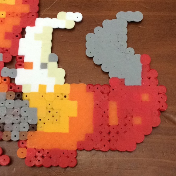 None | Other | Tails Perler Beads From Sonic The Hedgehog | Poshmark